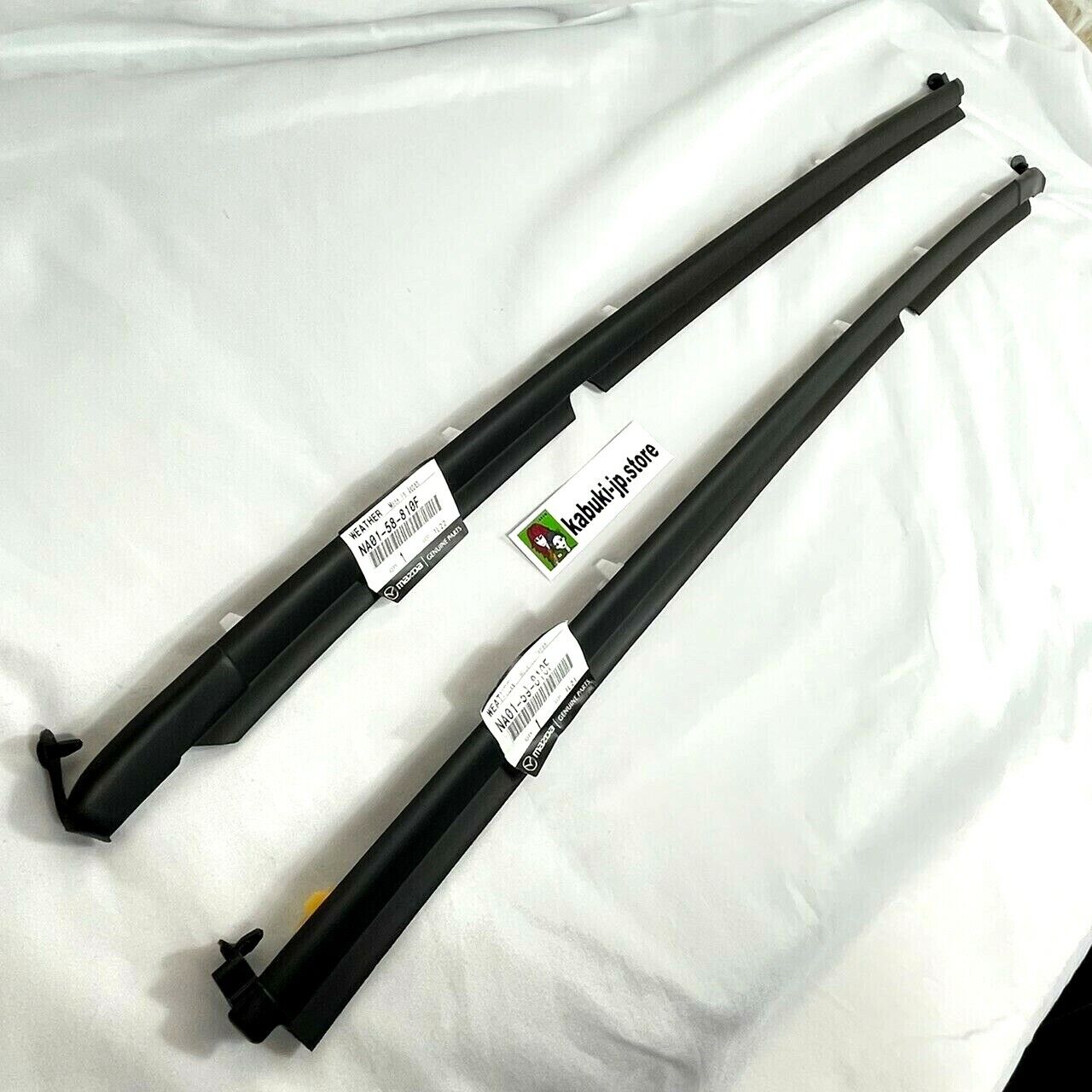 Mazda Genuine Miata Mx5 Weatherstrip Seals Door Glass Window Left and ...